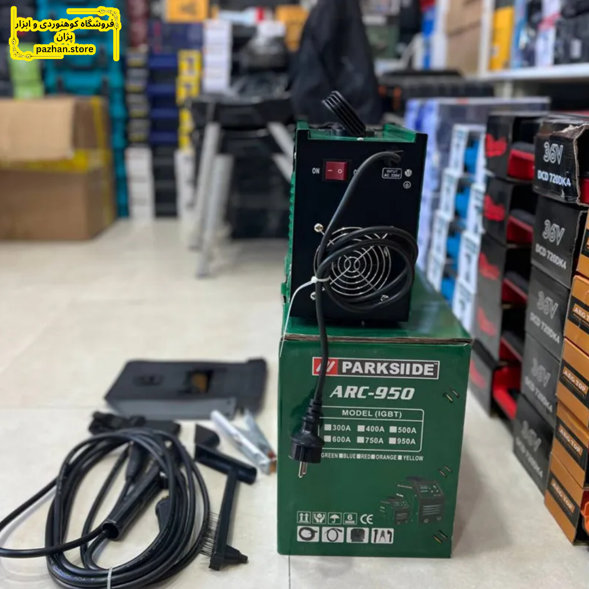 دستگاه جوش پارکساید مدل ARC-950 - ابزار پژان