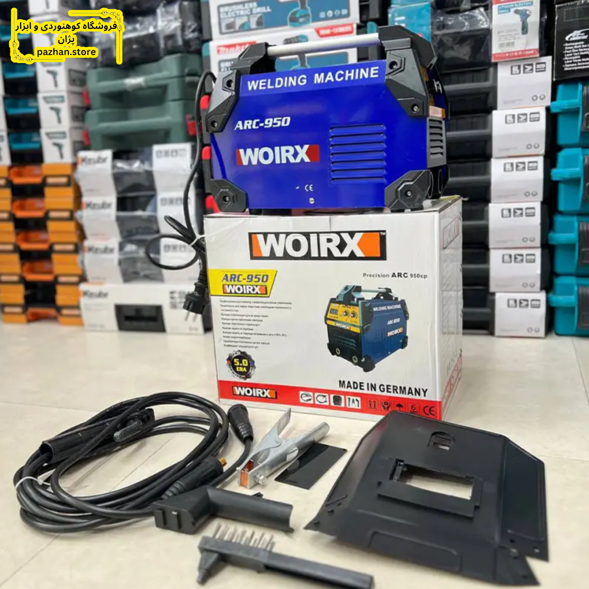دستگاه جوش ورکس تک کاره 200 آمپر ARC-950 - ابزار پژان